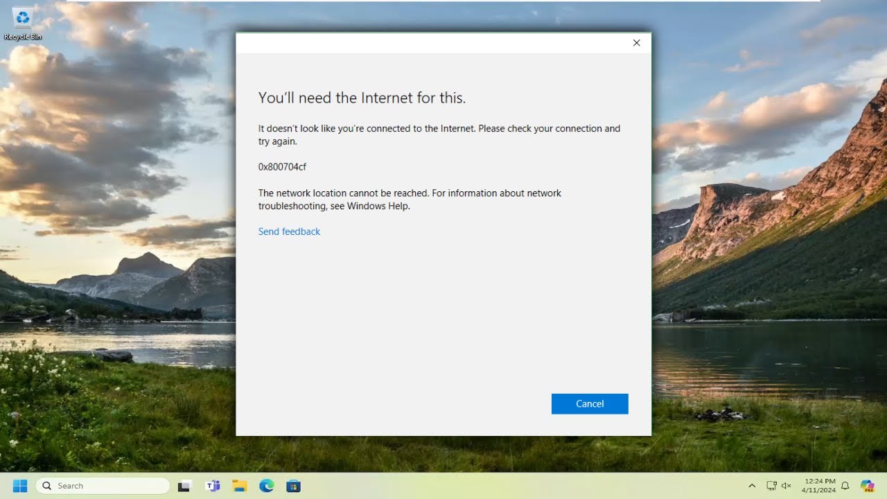 🥇 Error 0x800704cf: 5 soluciones efectivas para resolverlo rápido