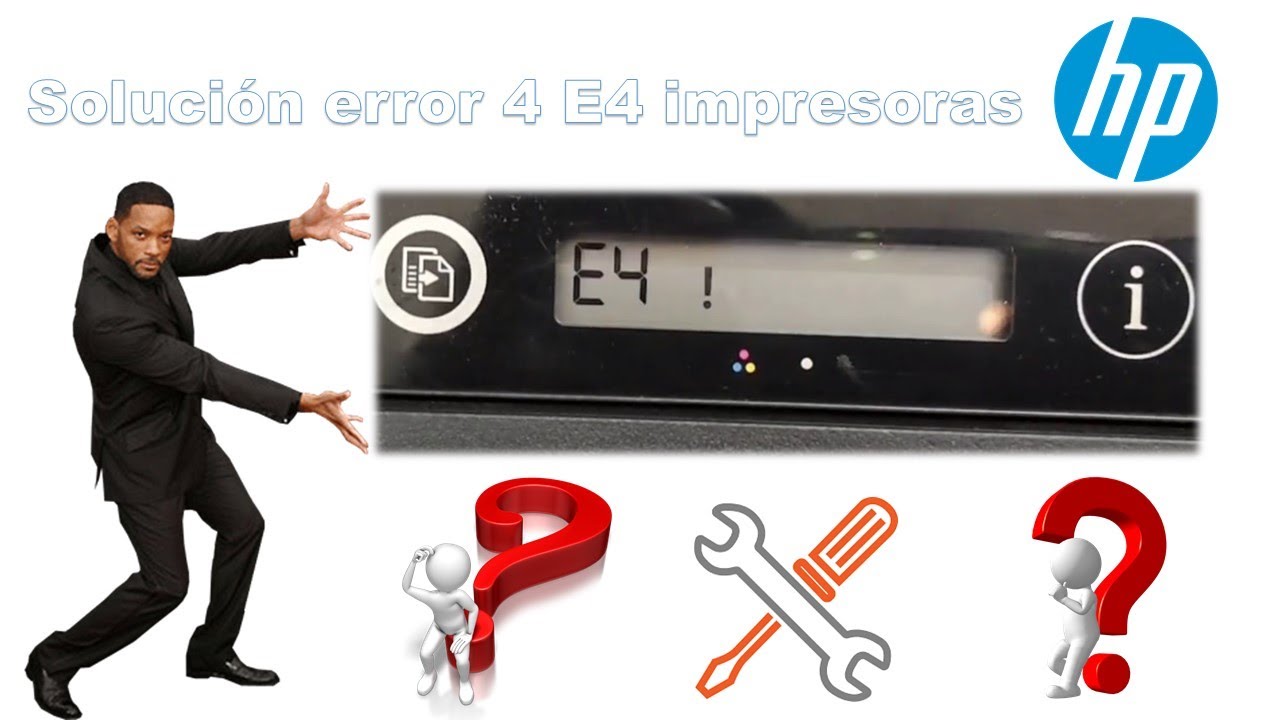 🥇 Error e4 impresora HP: 7 soluciones rápidas y efectivas