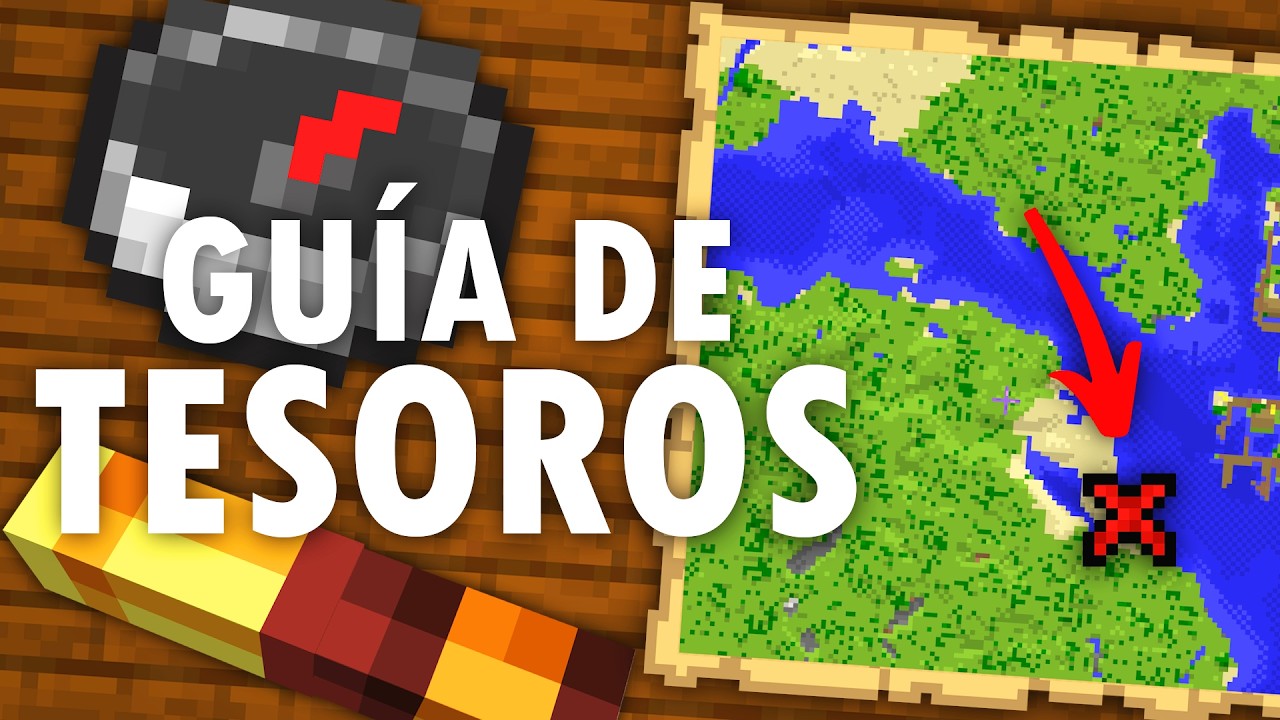 🥇 Mapa del tesoro Minecraft: 7 secretos para encontrarlos fácilmente