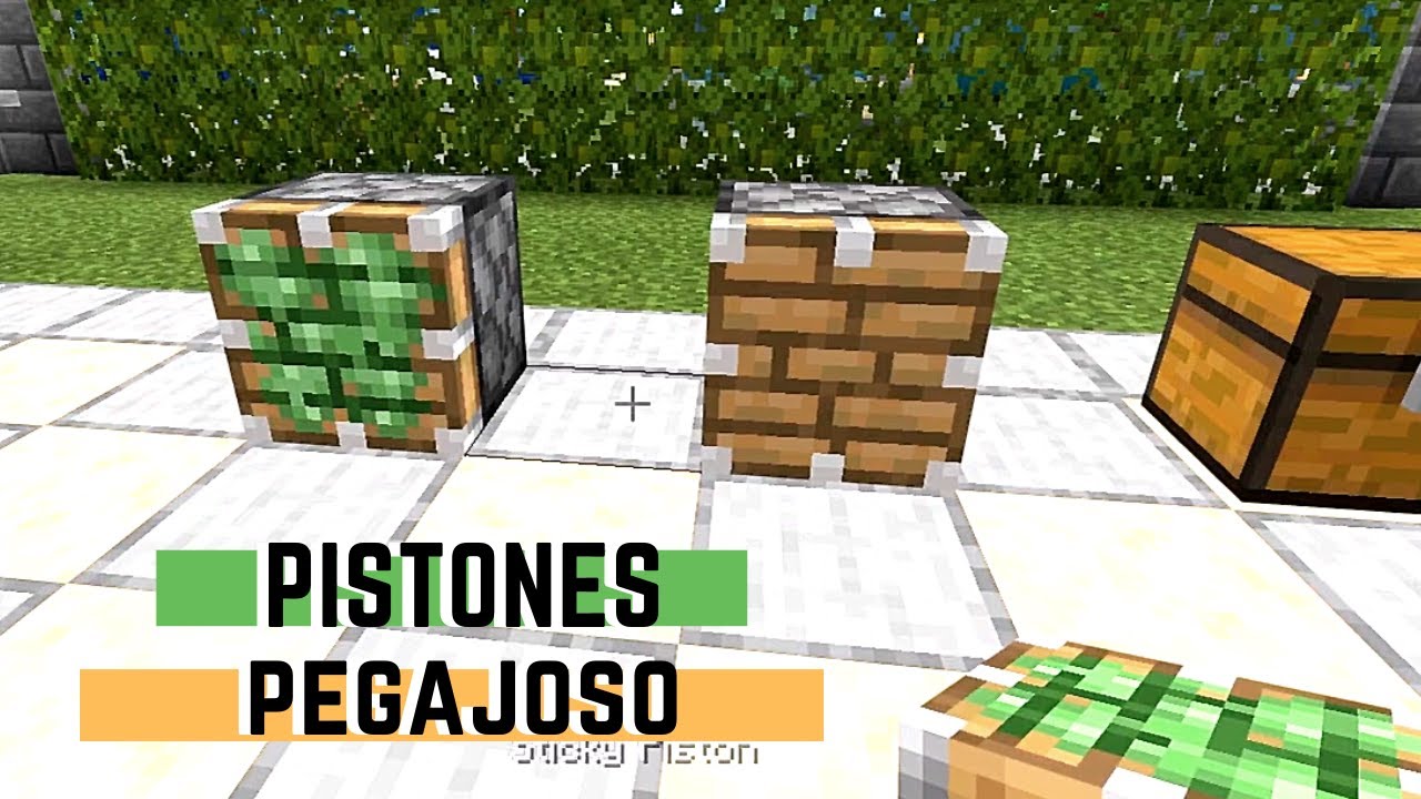 🥇 Piston pegajoso minecraft: 7 formas sorprendentes de usarlo