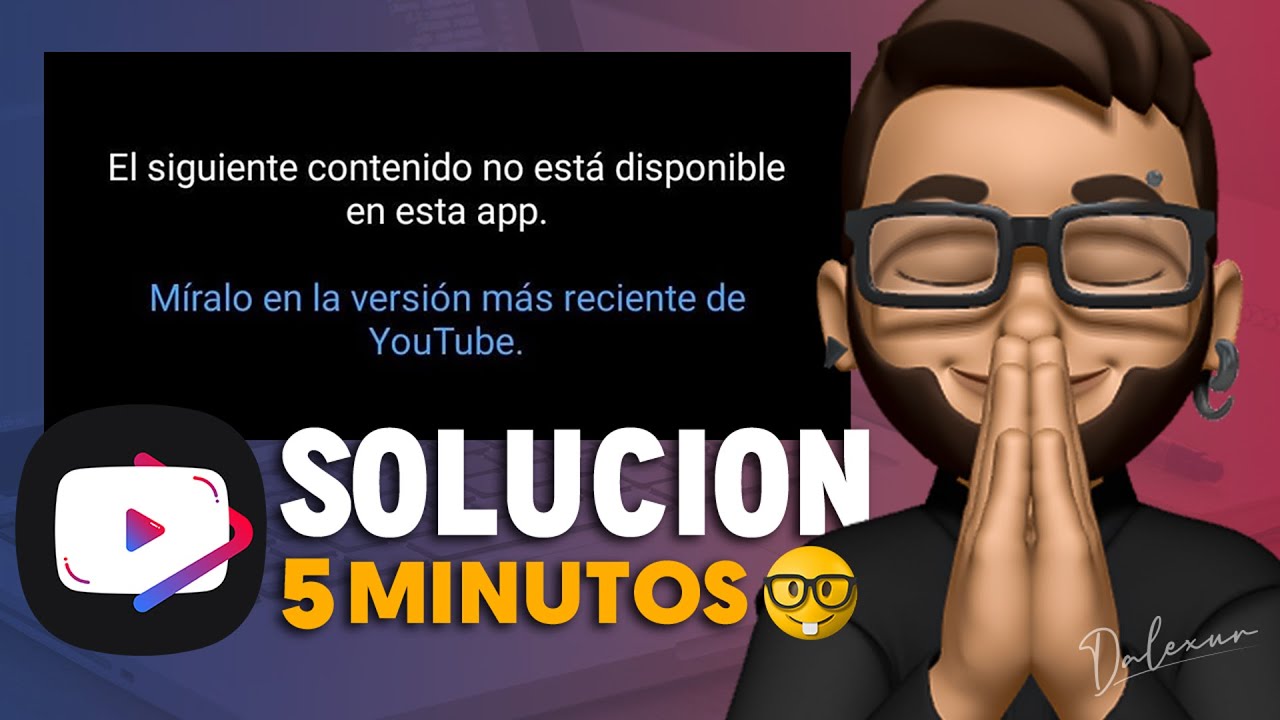 🥇 YouTube Vanced: 7 soluciones para el contenido no disponible